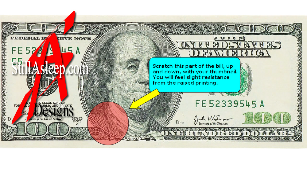 How to detect counterfeit bills – StillAsleep.com